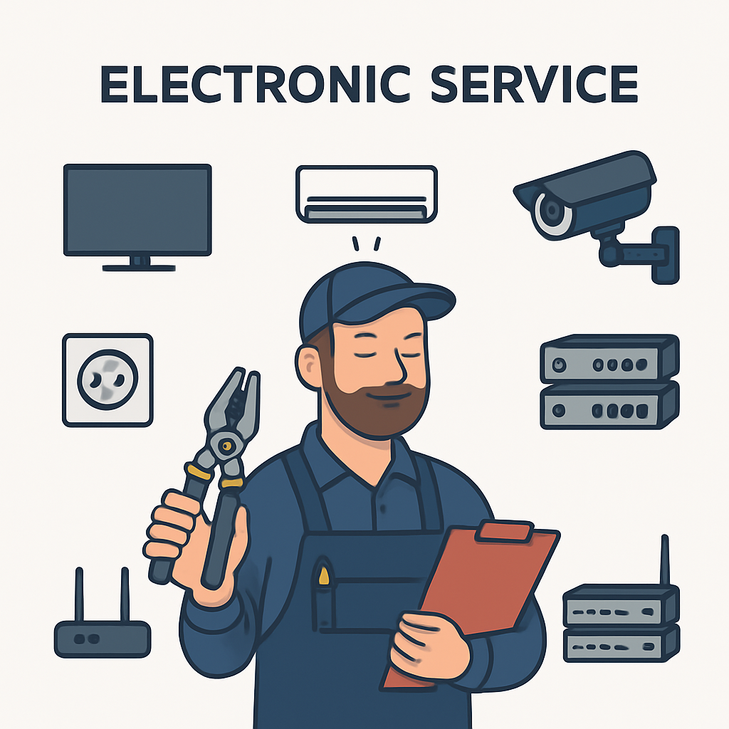 Electronic Service for House/Office - Ninja Technic